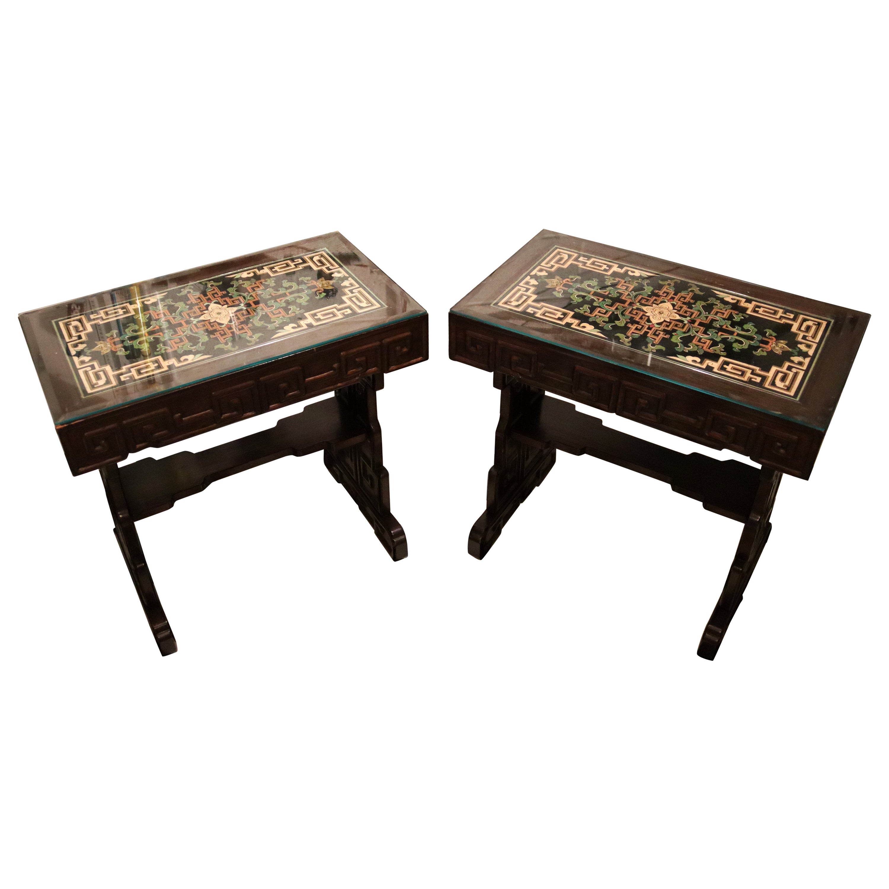 Dramatic Pair of Wood Carved Seats by Daniel Pollock at 1stDibs
