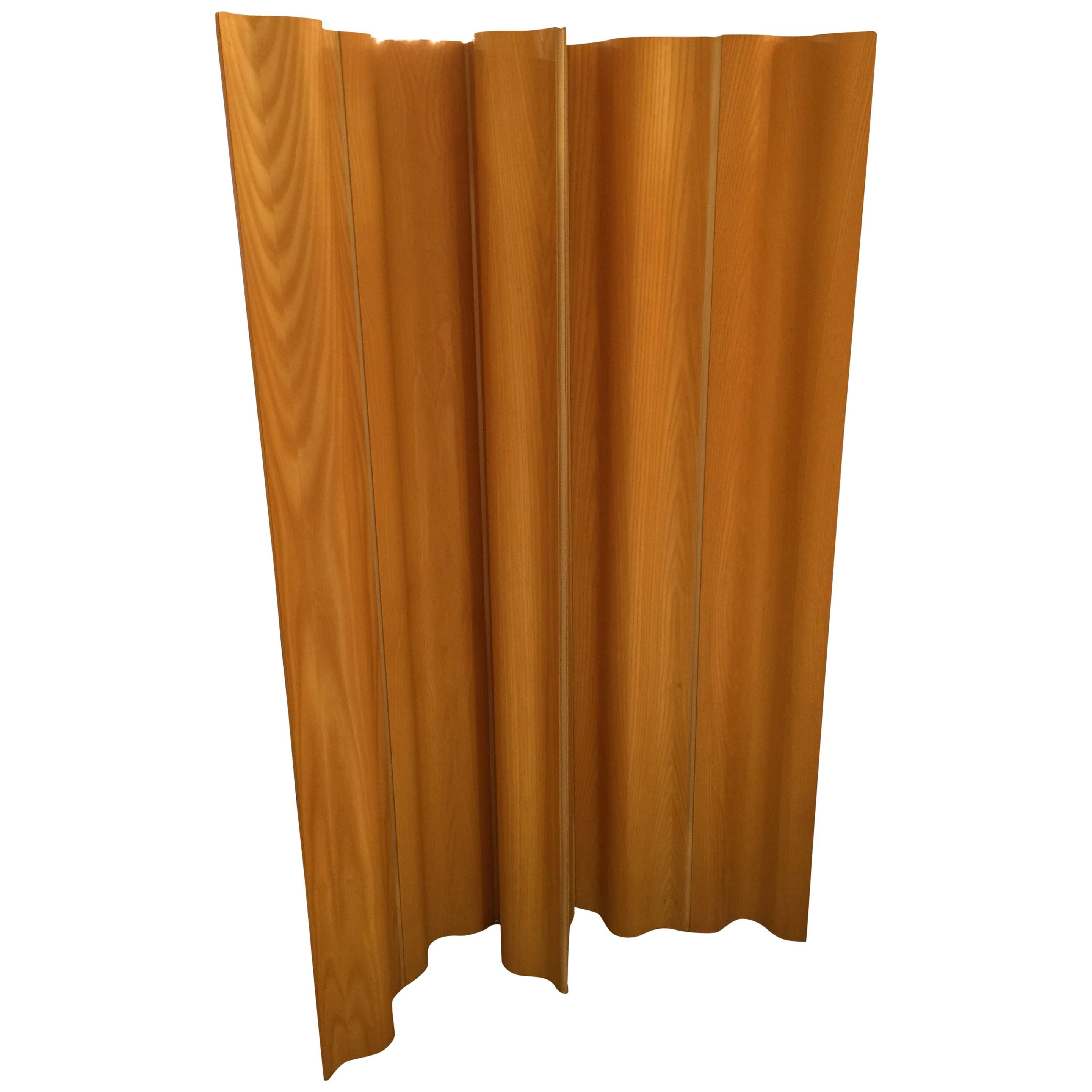 Early Charles and Ray Eames Molded Birch Eight-Panel Room Divider ...