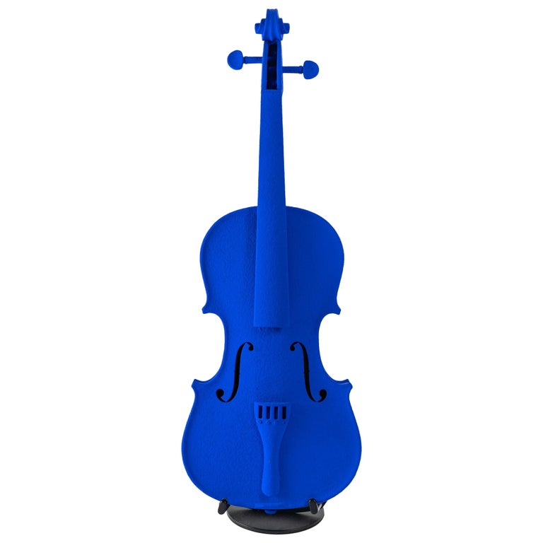 Blue Violin, Signed Michael at 1stDibs