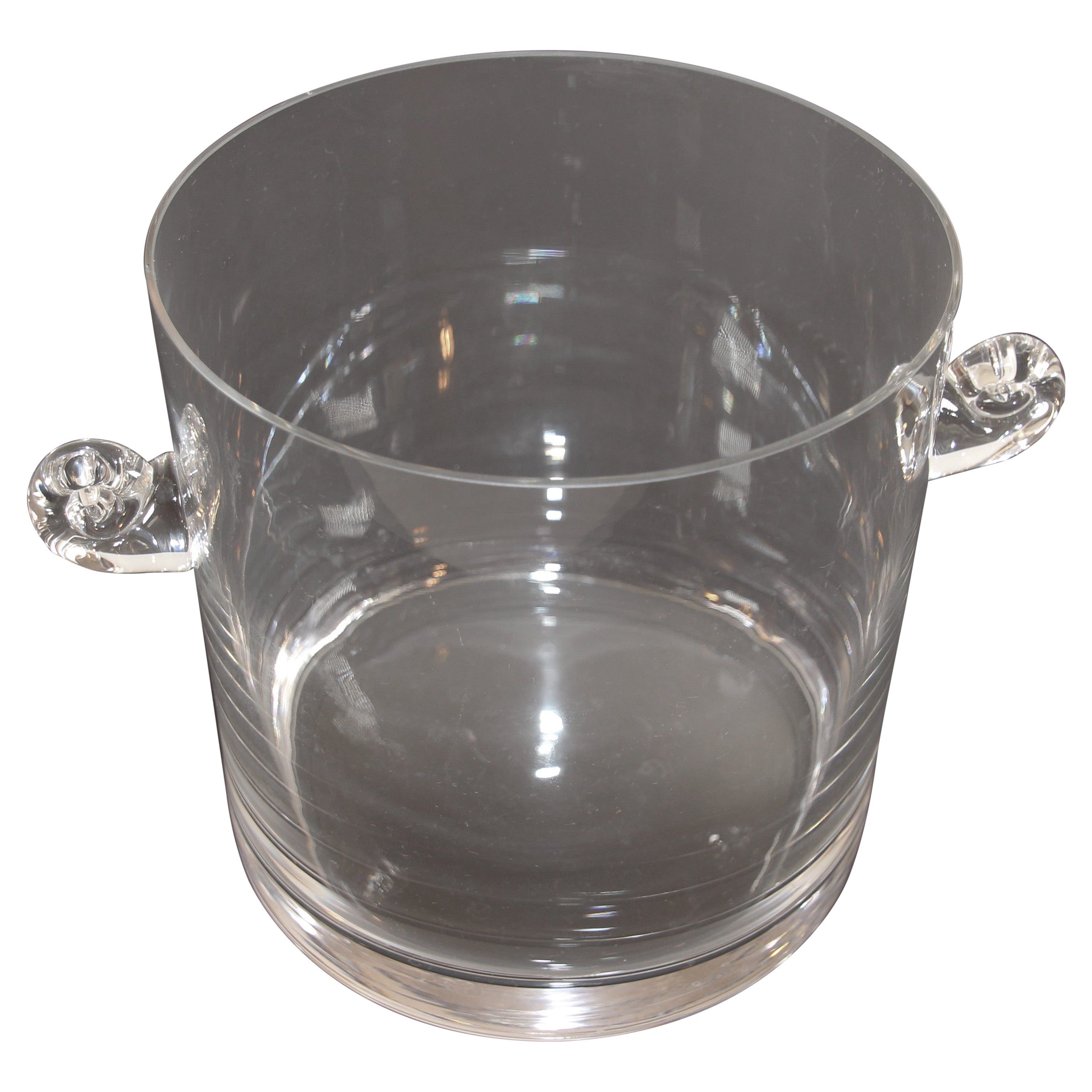 Saint-Louis Thistle Crystal Ice Bucket at 1stDibs