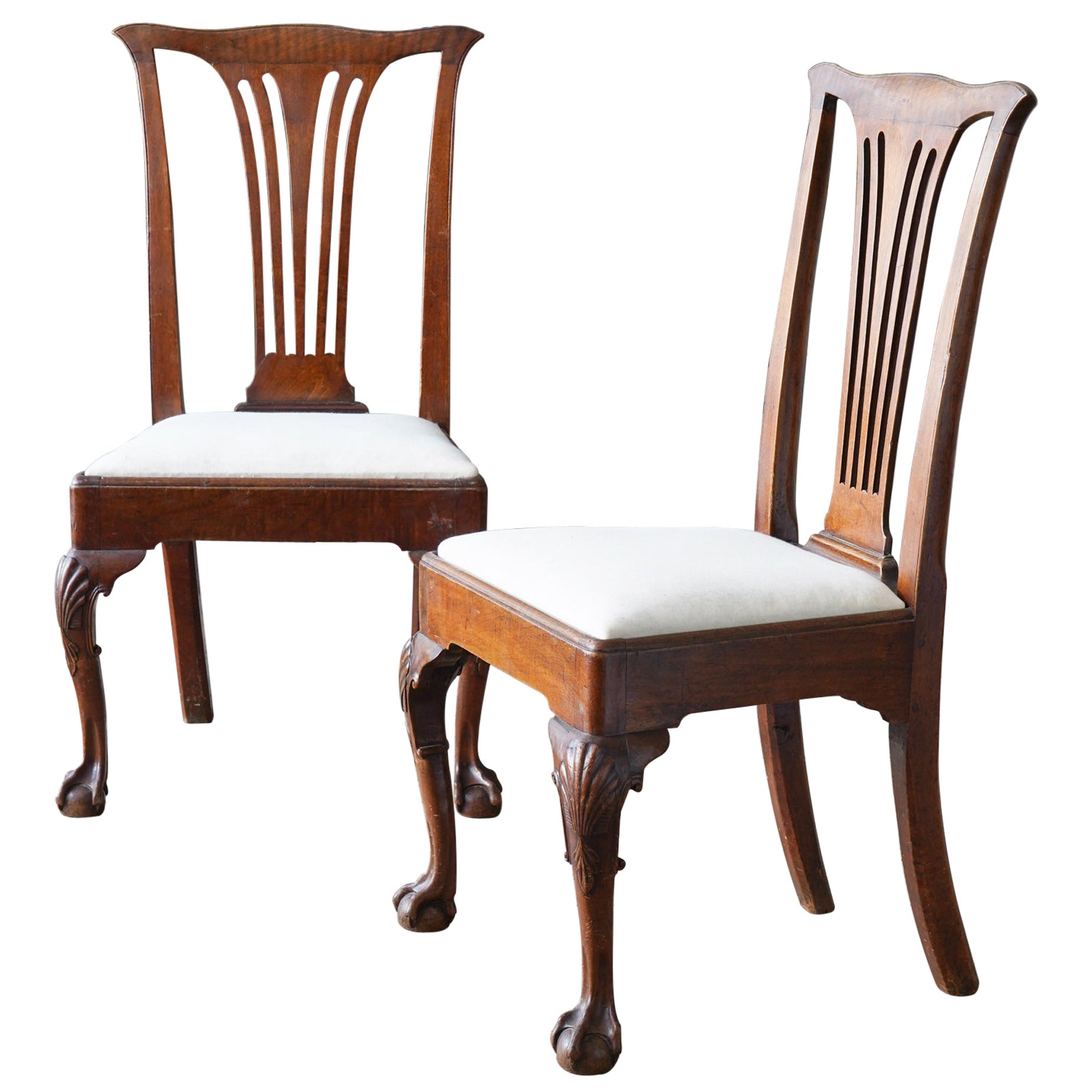 Exceptional Turned Walnut Side Chair by George Hunzinger at 1stDibs ...