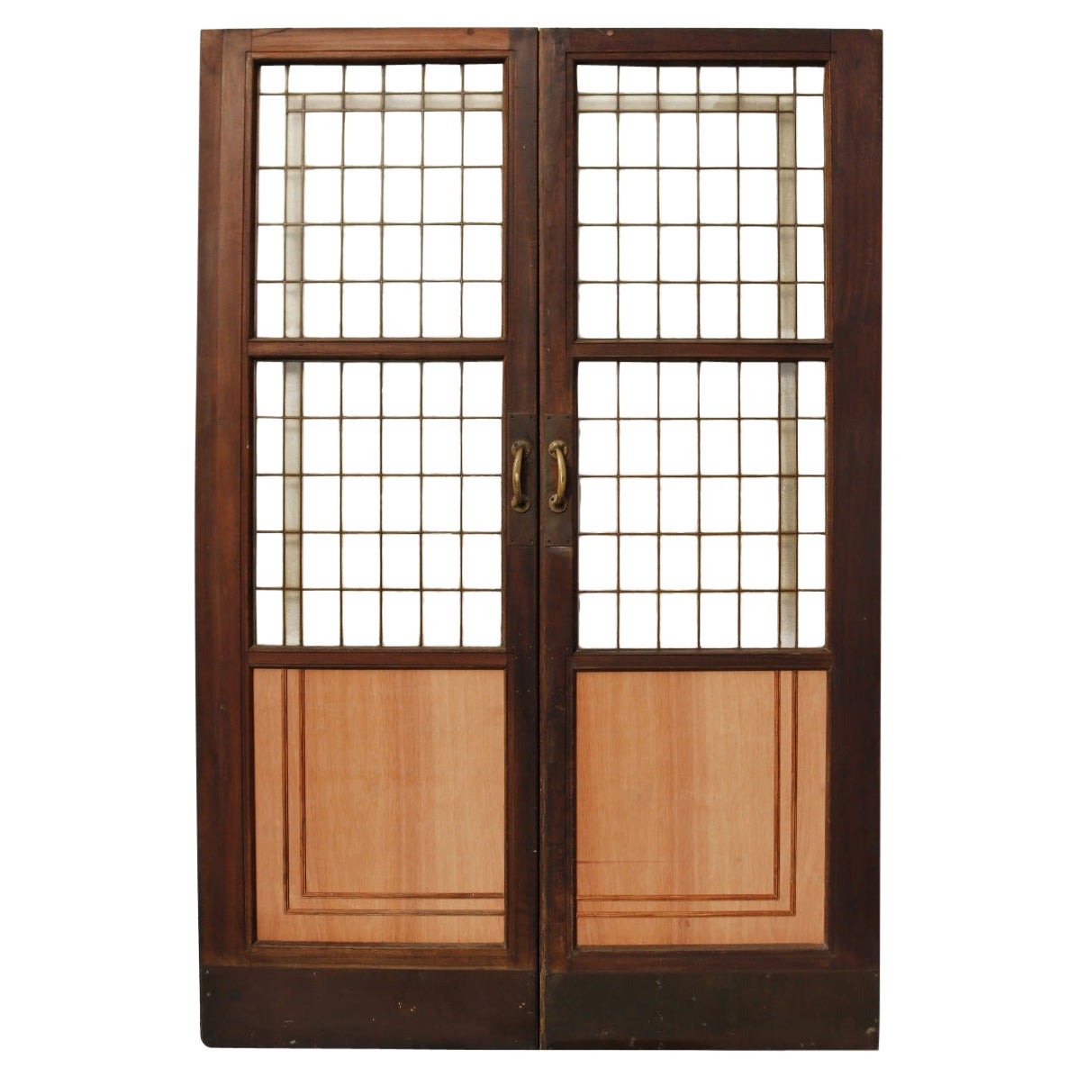 Pair of Copper Light Antique Doors at 1stDibs