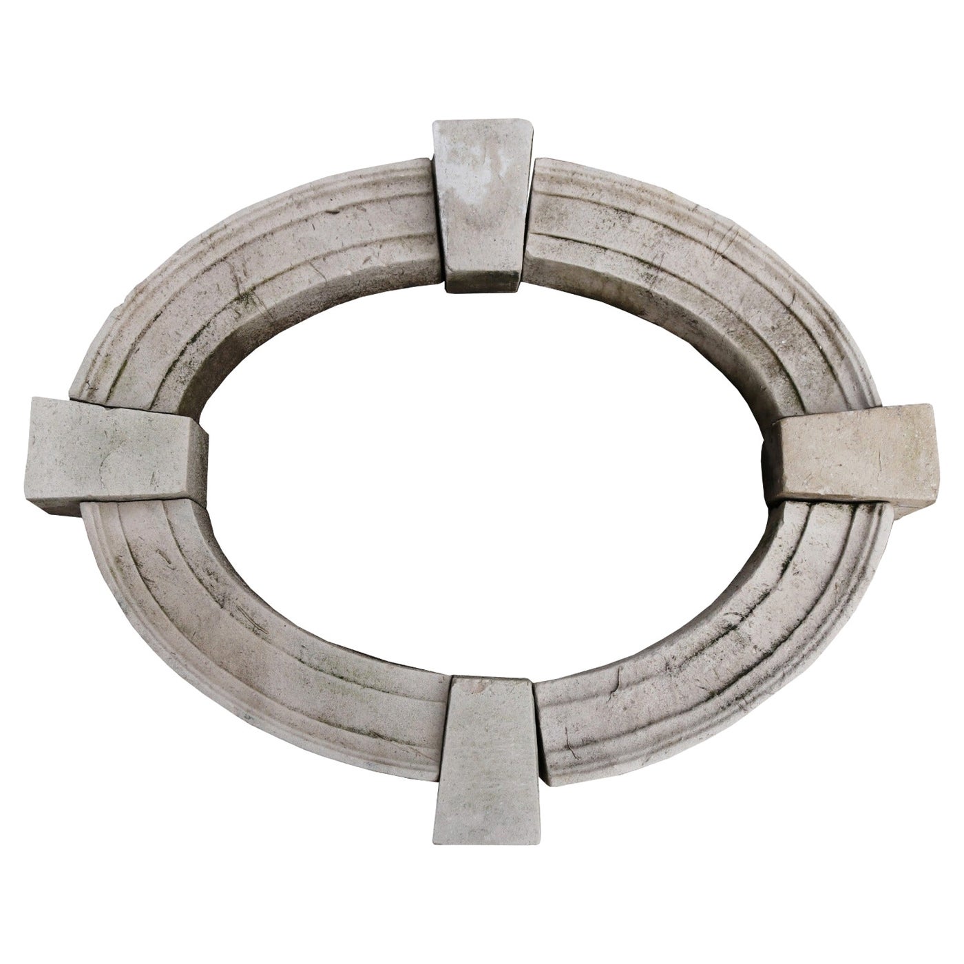 Reclaimed Carved Limestone Window For Sale at 1stDibs