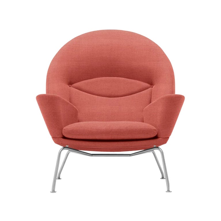 CH468 Oculus Chair in Stainless Steel with Foam Seat by Hans J. Wegner ...