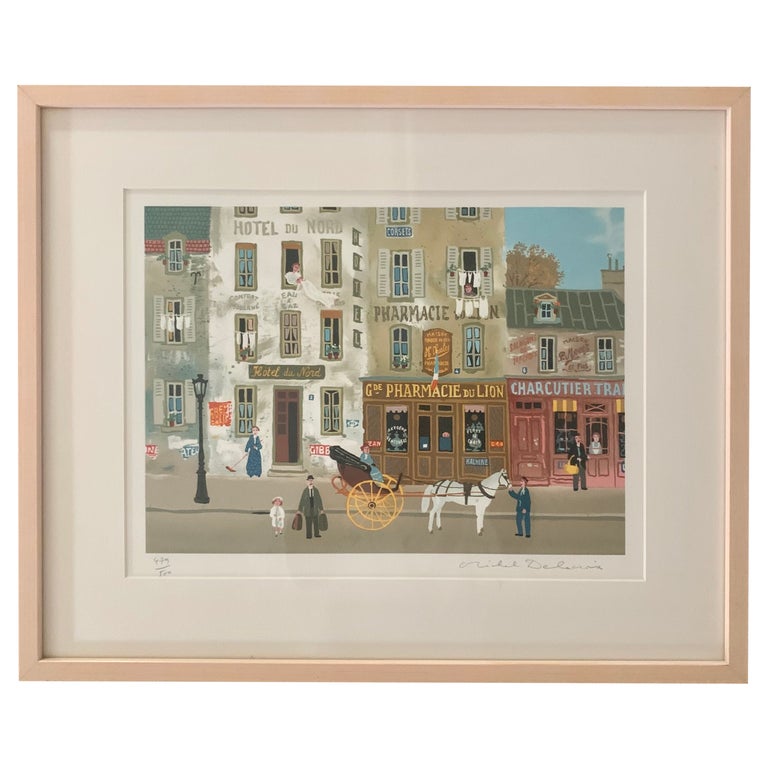 Michel Delacroix Limited Edition Signed Lithograph For Sale at 1stDibs