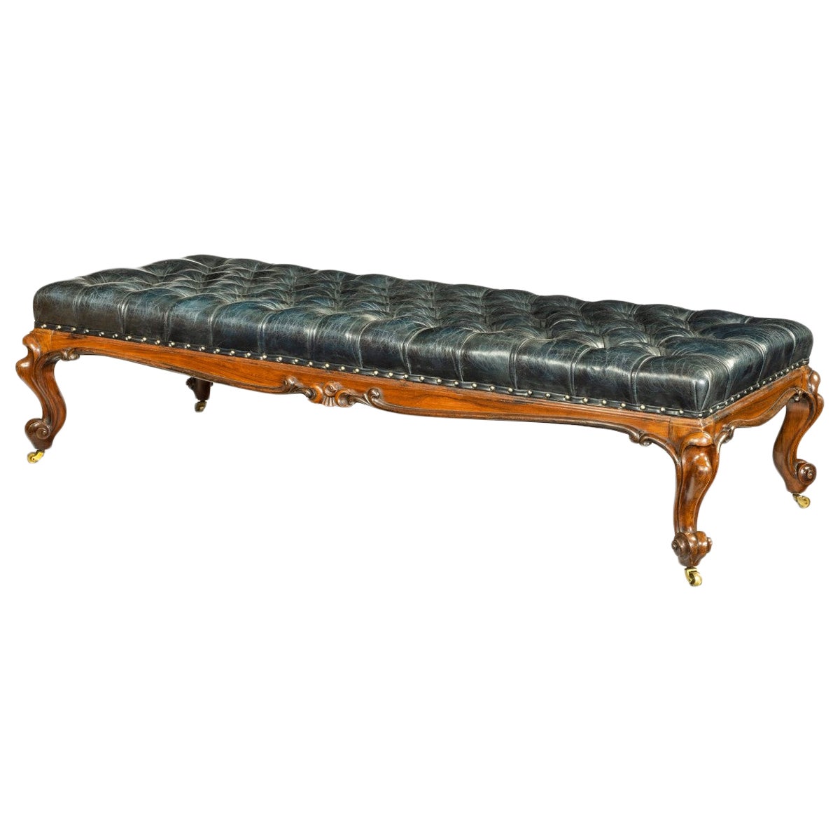 Large Victorian Rosewood Centre Stool, 19th Century For Sale at 1stDibs