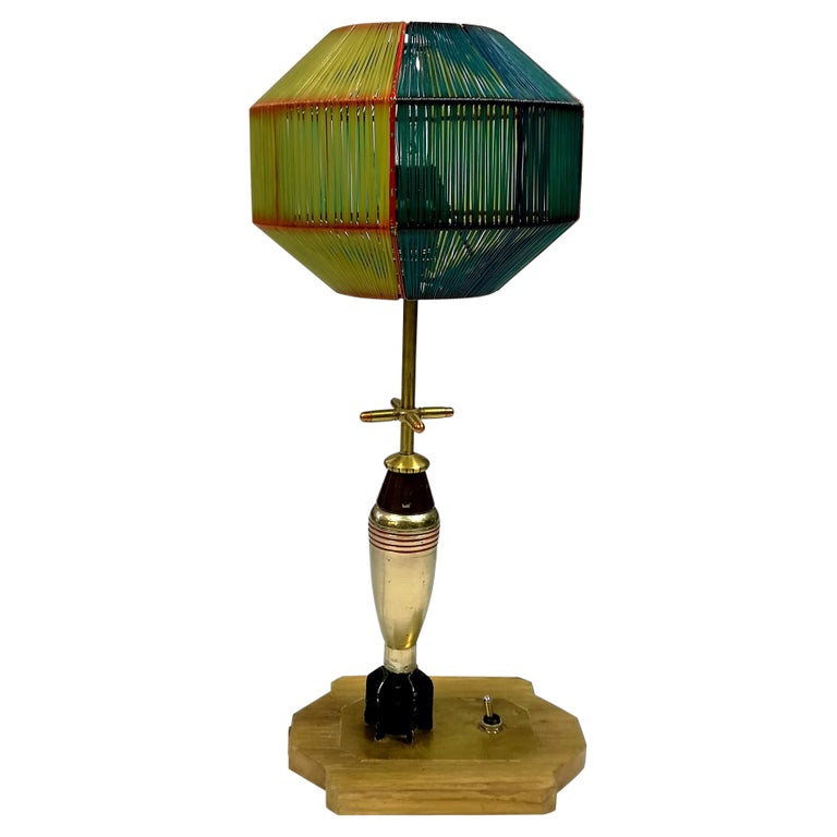 Soviet-Era Mortar Shell Table Lamp, 1960s at 1stDibs