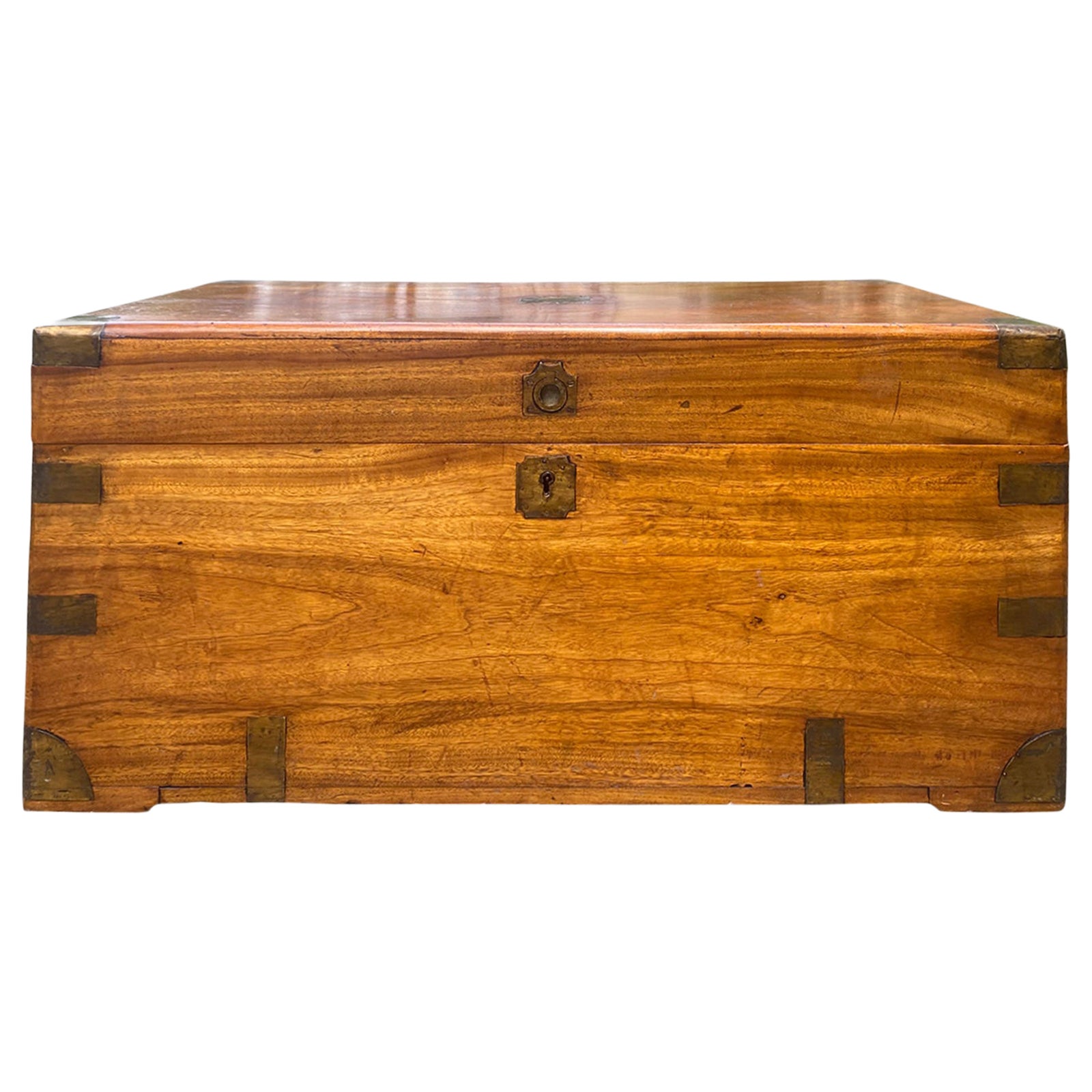 1900's Camphor Wood Cabin Trunk at 1stDibs