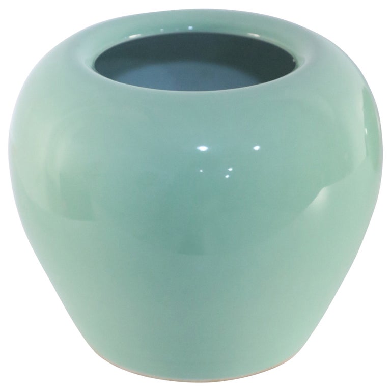 Chinese Celadon Glazed Porcelain Pot For Sale at 1stDibs