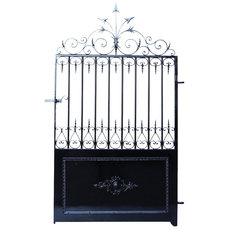 Reclaimed Wrought Iron Gate For Sale at 1stDibs