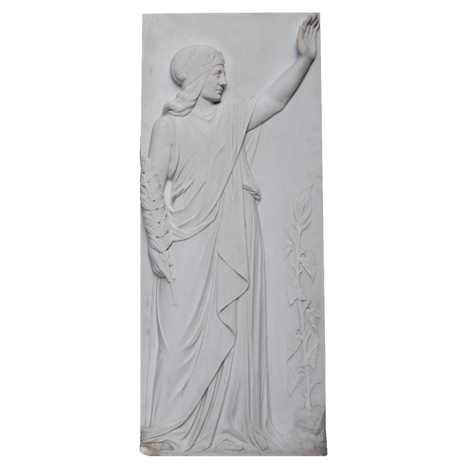 Large Museum Copy of a Classical Greco/Roman Plaque, circa 1880 For ...