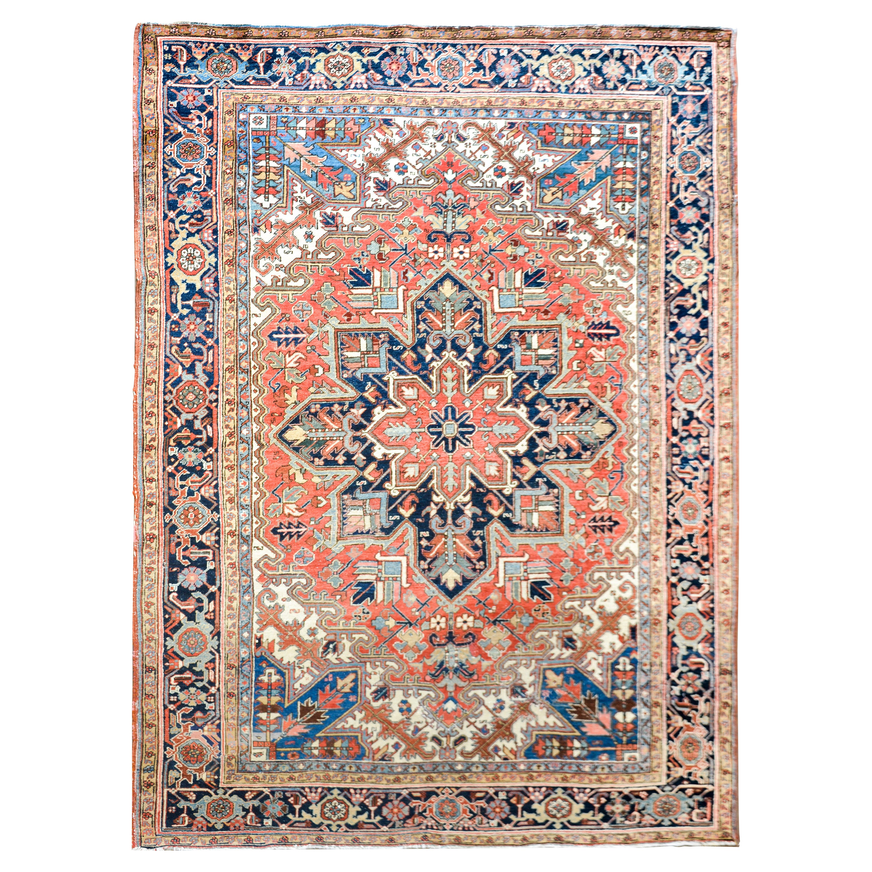 Antique Heriz Serapi Persian Rug at 1stDibs