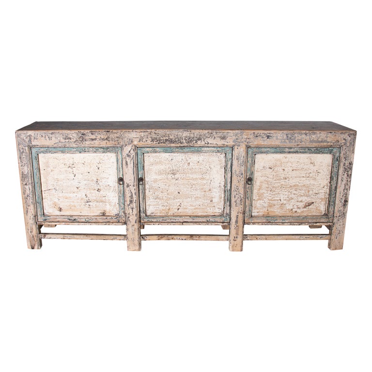 Vintage Three Door Server in Original Paint Patina at 1stDibs