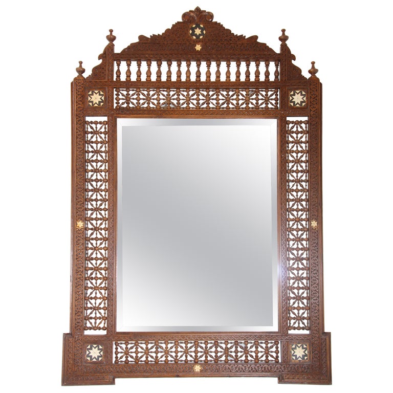 Middle Eastern Moorish Wall Mirror For Sale at 1stDibs