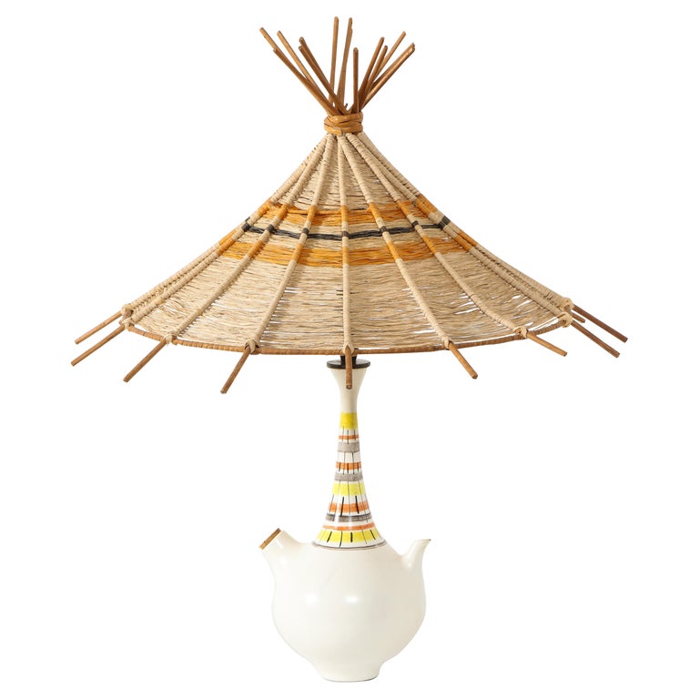 Roger Capron Lamp, France, 1960s For Sale at 1stDibs