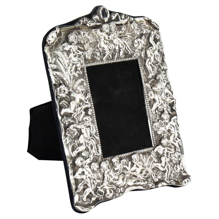 Vintage English Sterling Silver Photo Frame Neil Lasher Silverware 1995 ...