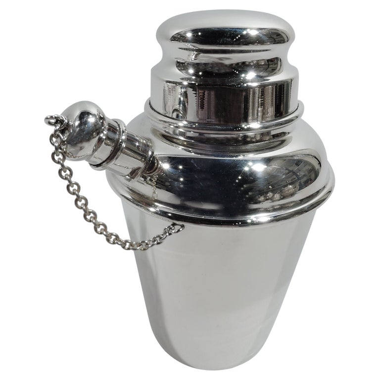Reed and Barton Sterling Silver Modern Mini Martini Solo Shaker at 1stDibs