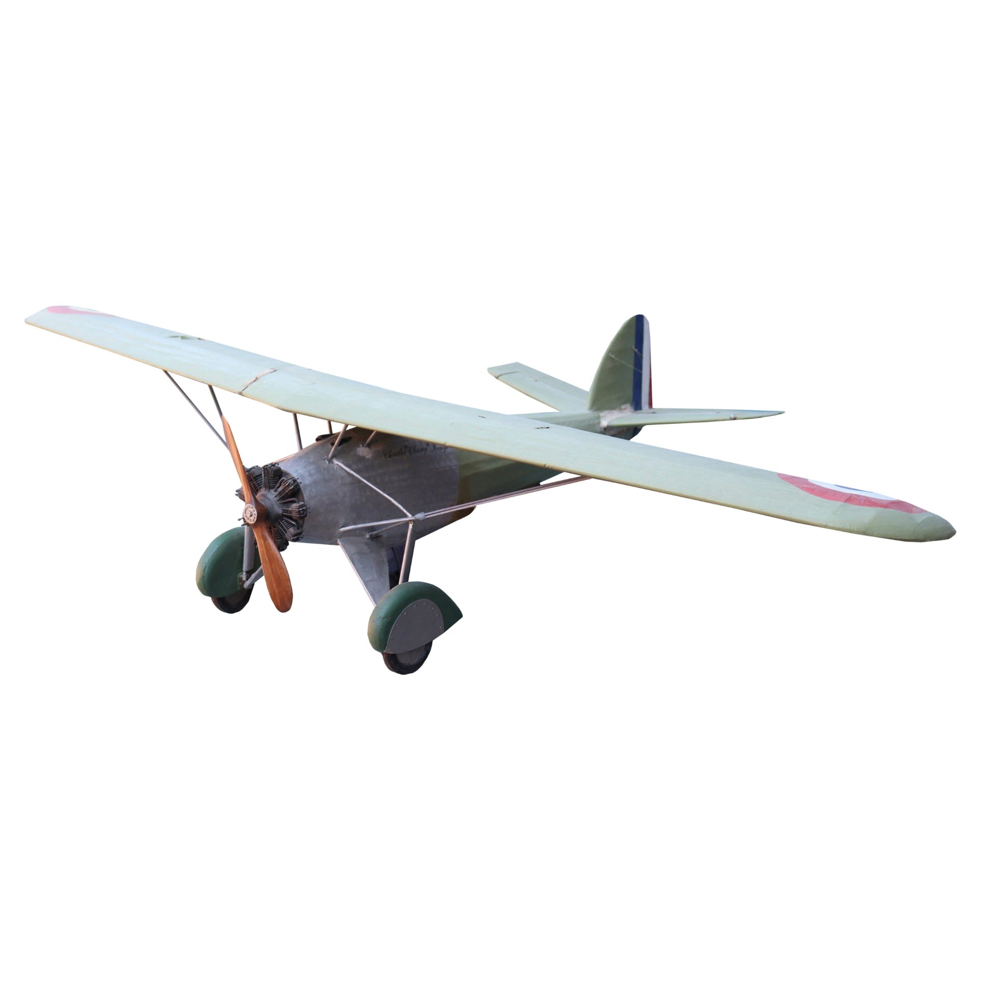 Vintage Model of a 1920s British Monoplane For Sale at 1stDibs