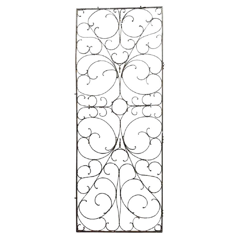 Set of 5 19th Century American Victorian Iron Scroll Gates For Sale at ...