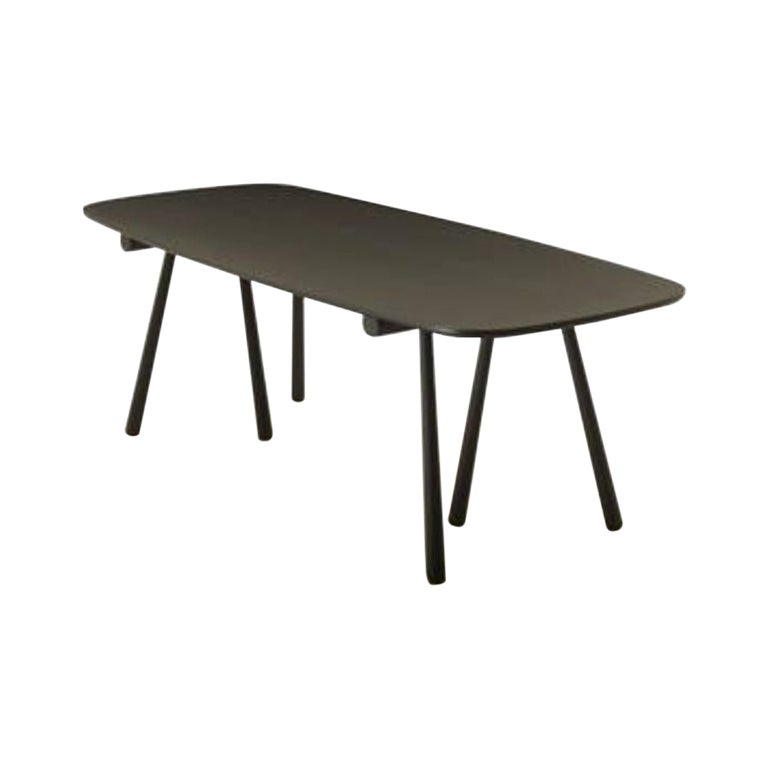 Viccarbe Dining Burin Table, Black Finish by Patricia Urquiola For Sale ...
