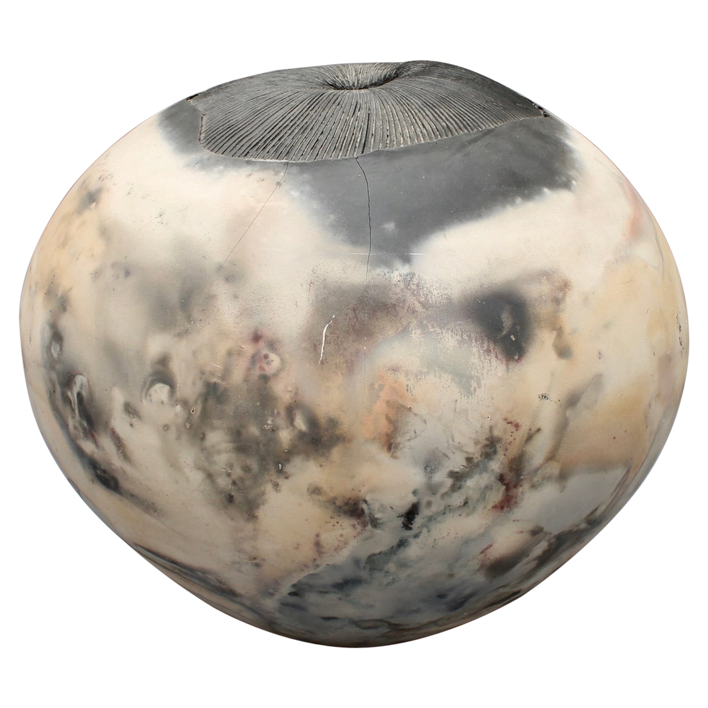 Elegant Glass Sculpture Vase by Michael Rogers, American, circa 1999 at ...