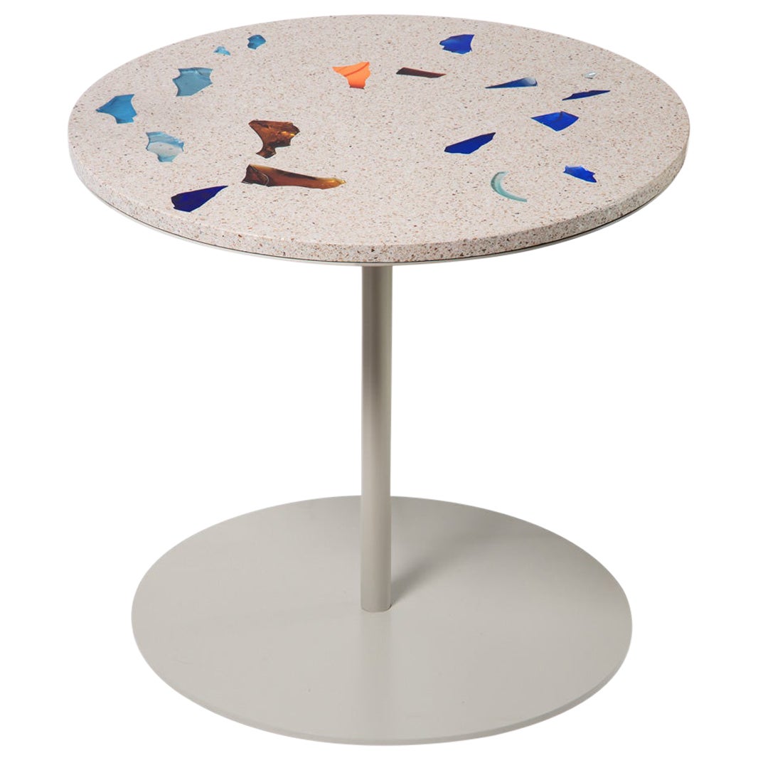 Contemporary Customizable Multicolored Basis Rho Neoterrazzo Side Table ...