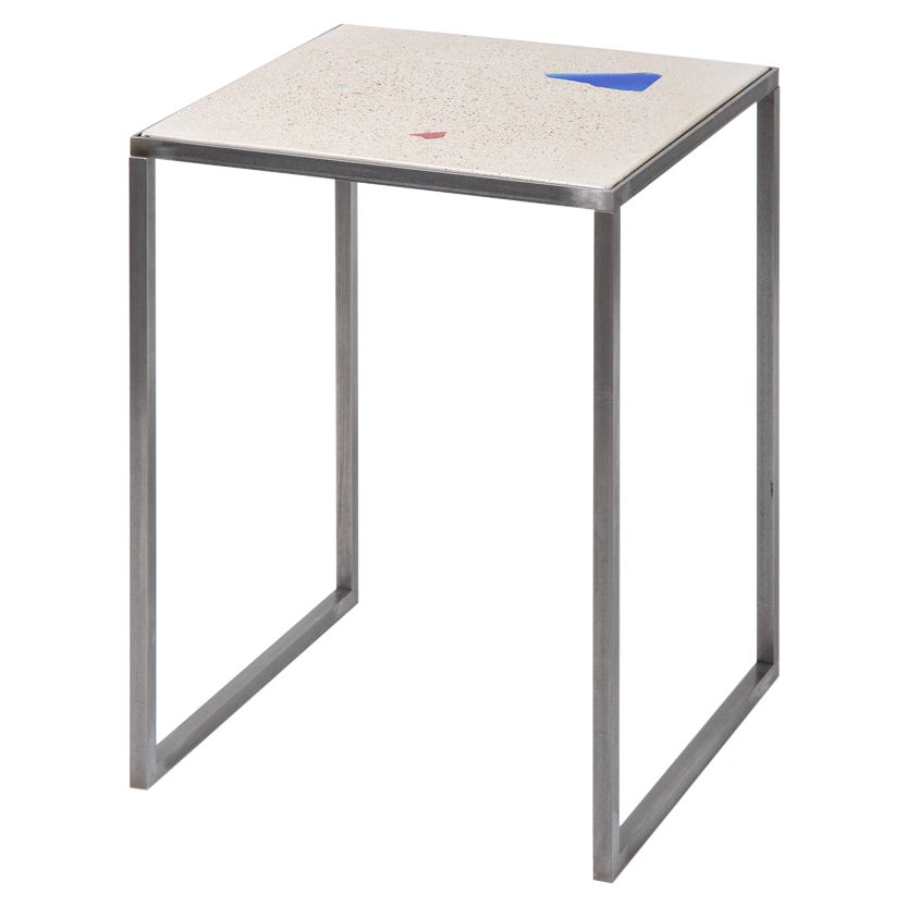 Contemporary Customizable Multicolored Basis Rho Neoterrazzo Side Table ...