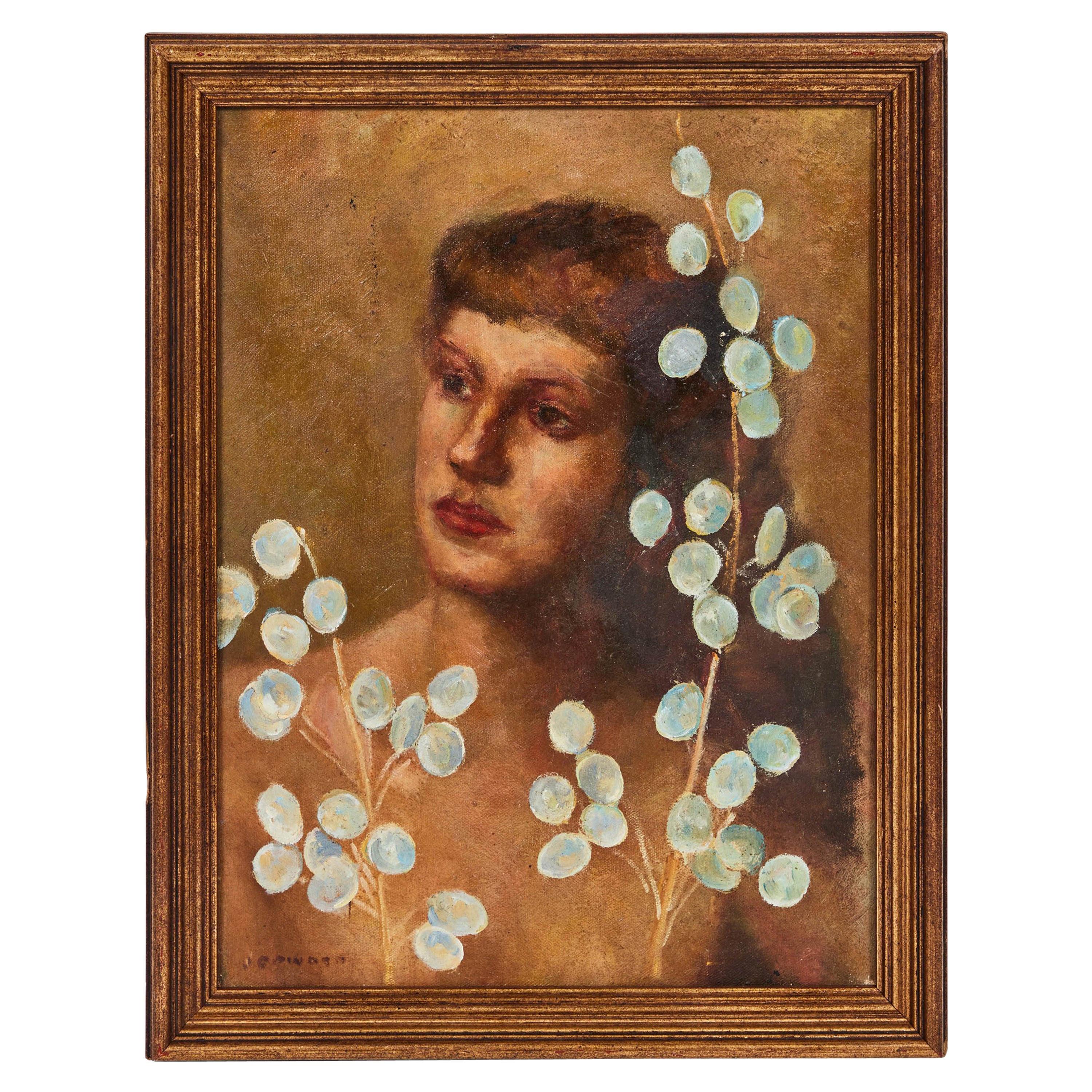 James Snodgrass "Grotesque Girl" Painting at 1stDibs