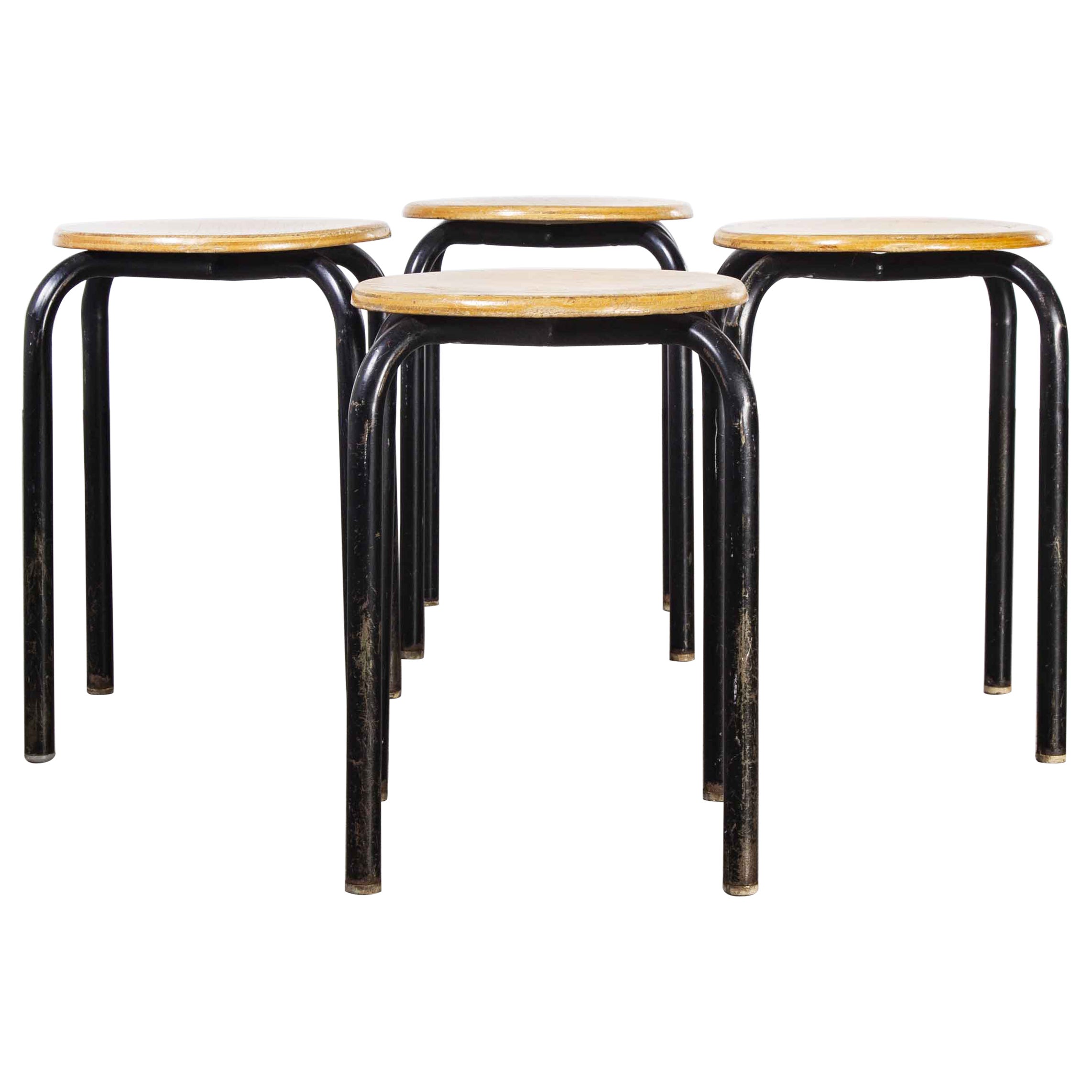 Set of Four Stacking Stools/Side Tables by Luther Conover at 1stDibs