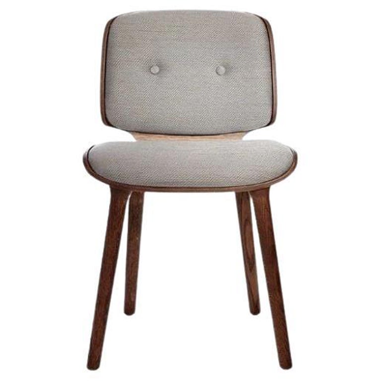 Floor Sample Moooi Nut Dining Chair with Oak Legs at 1stDibs