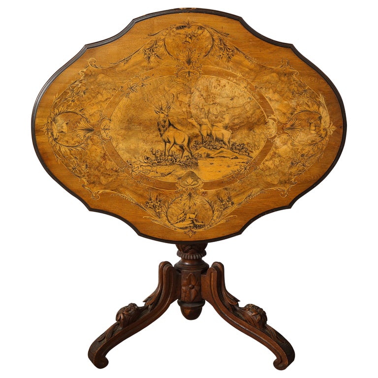 Black Forest Tilt-Top Table at 1stDibs