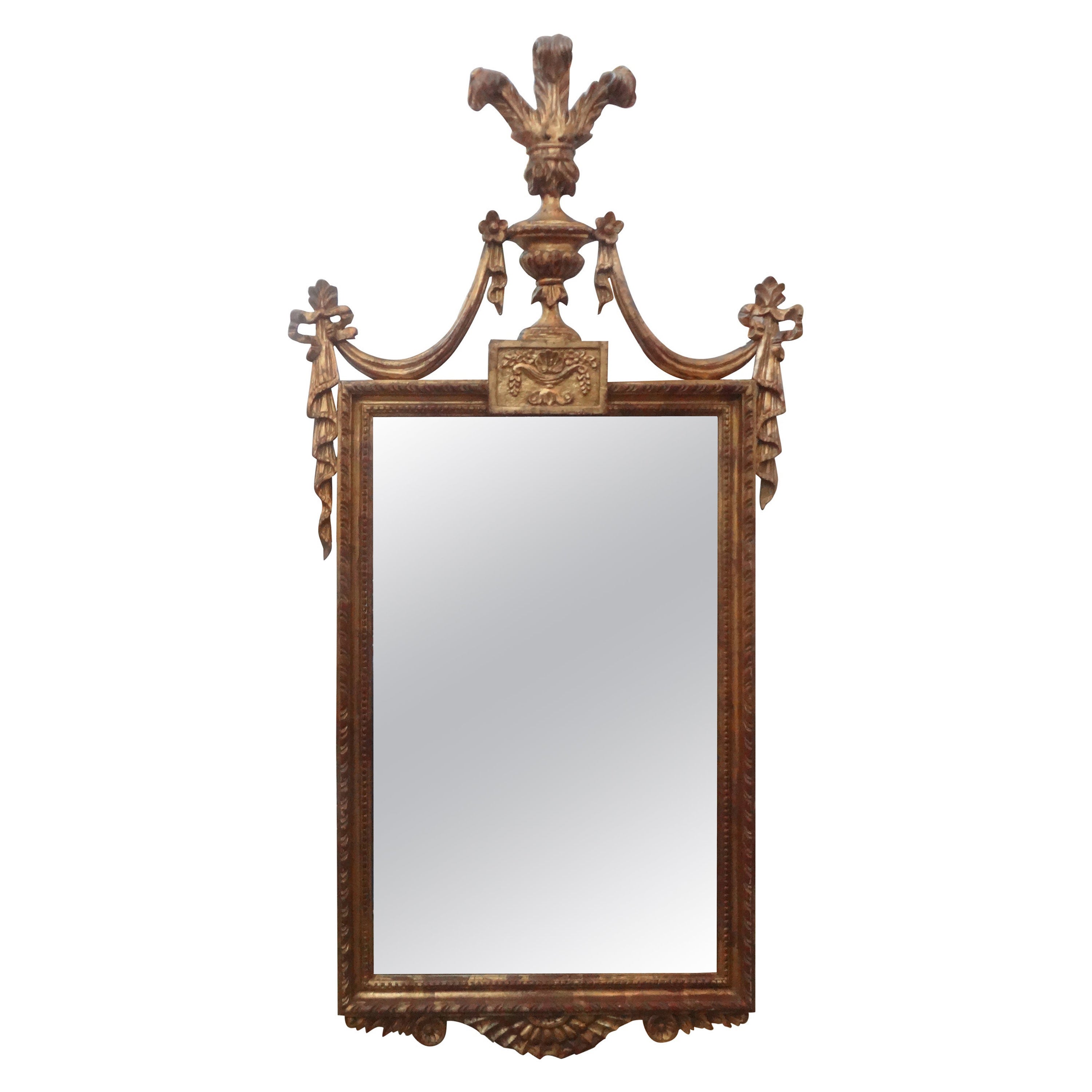 Italian Neoclassical Giltwood Mirror, circa 1800 For Sale at 1stDibs