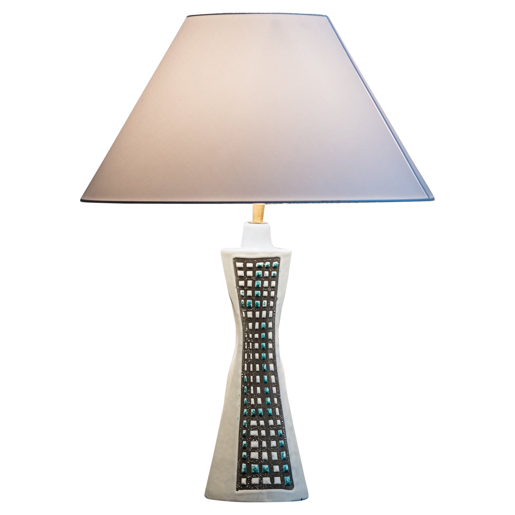 Rare Ceramic Table Lamp by Roger Capron at 1stDibs
