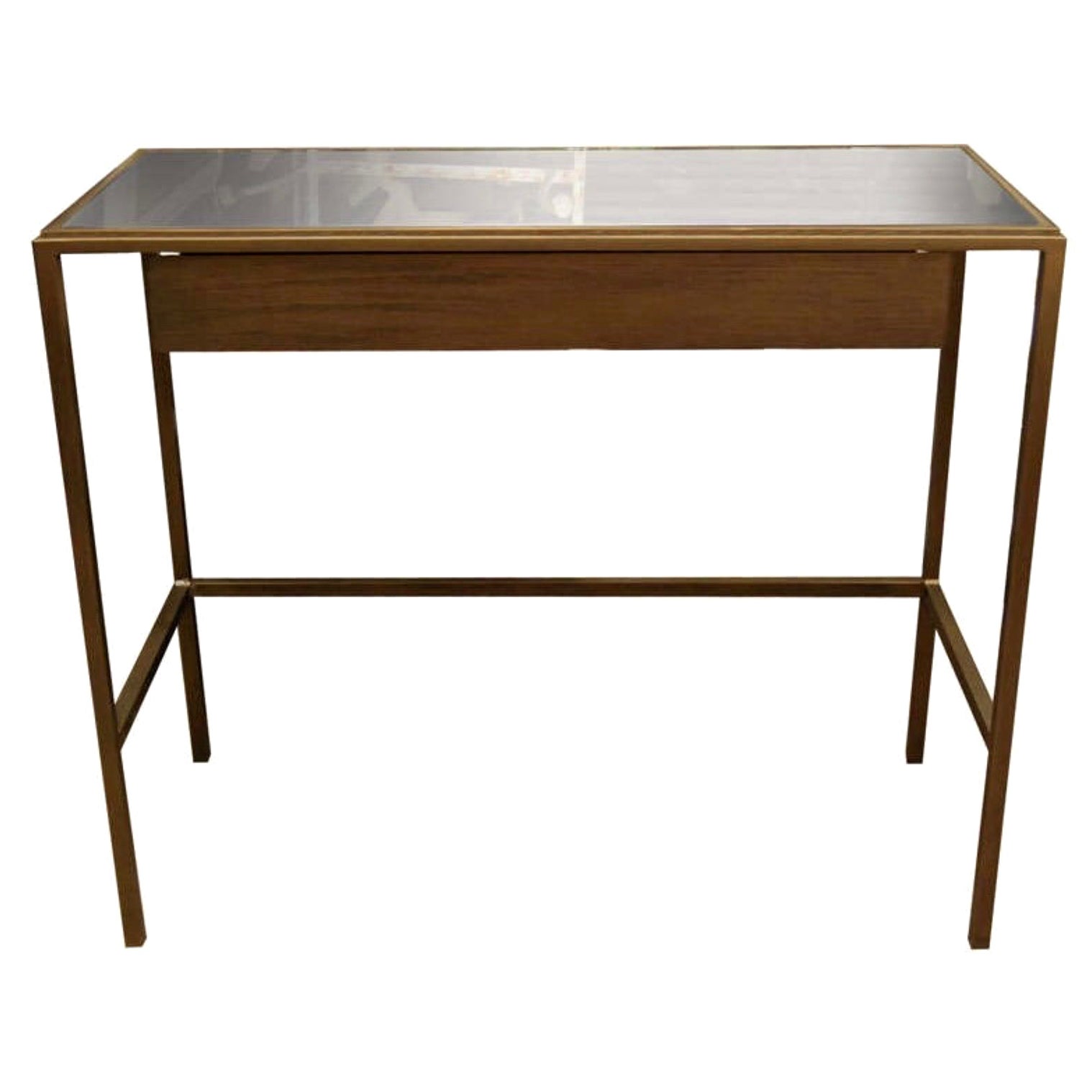 Classic Mirrored Vanity Desk by Lillian August at 1stDibs