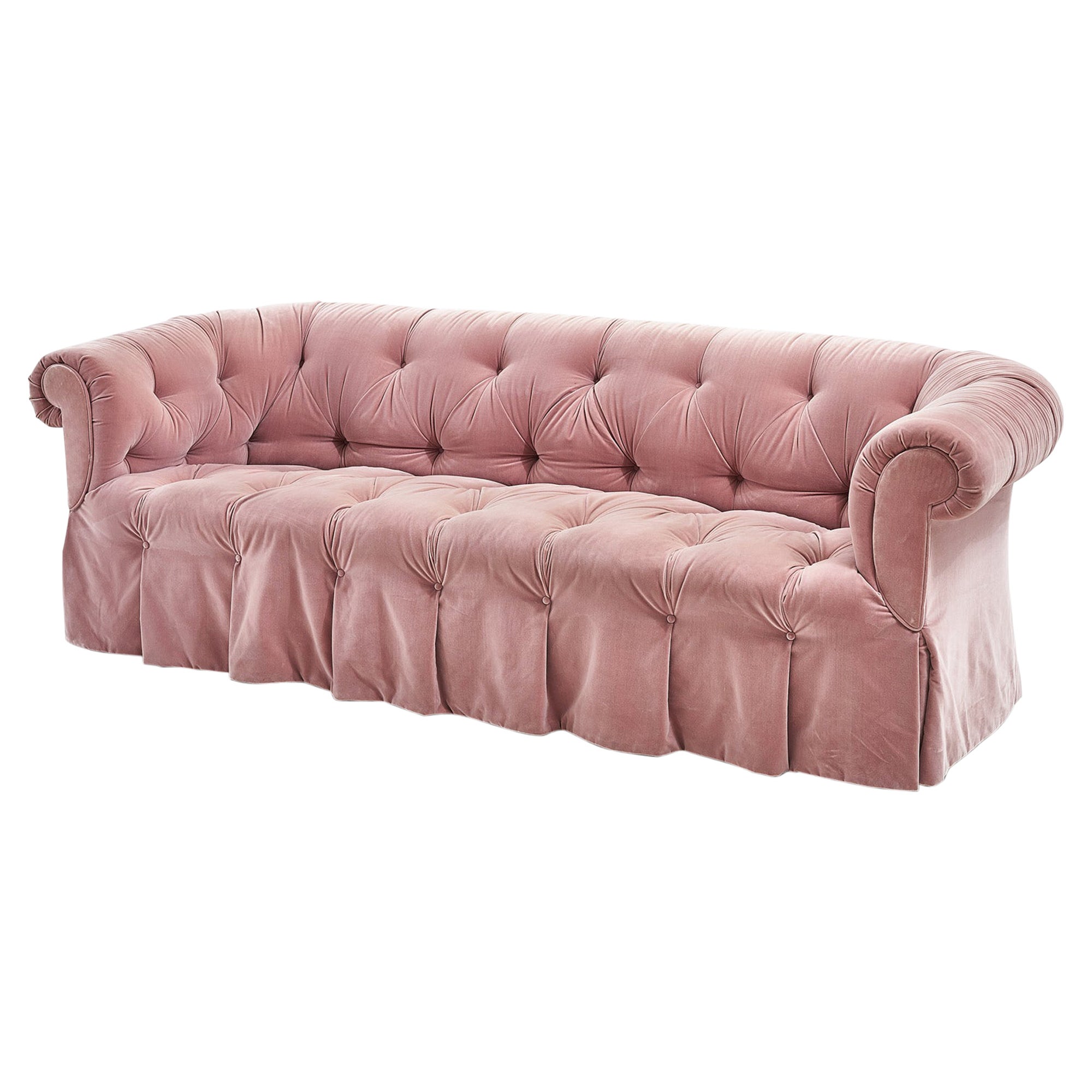John Stuart Pink Sofa, 1988 at 1stDibs