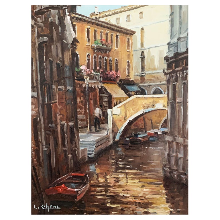 Vedute of Chenu Lucien "Venice View" For Sale at 1stDibs