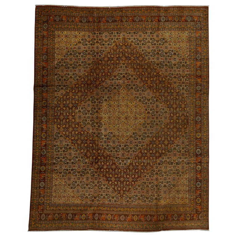 Antique Persian Fine Rug C.1800s For Sale at 1stDibs