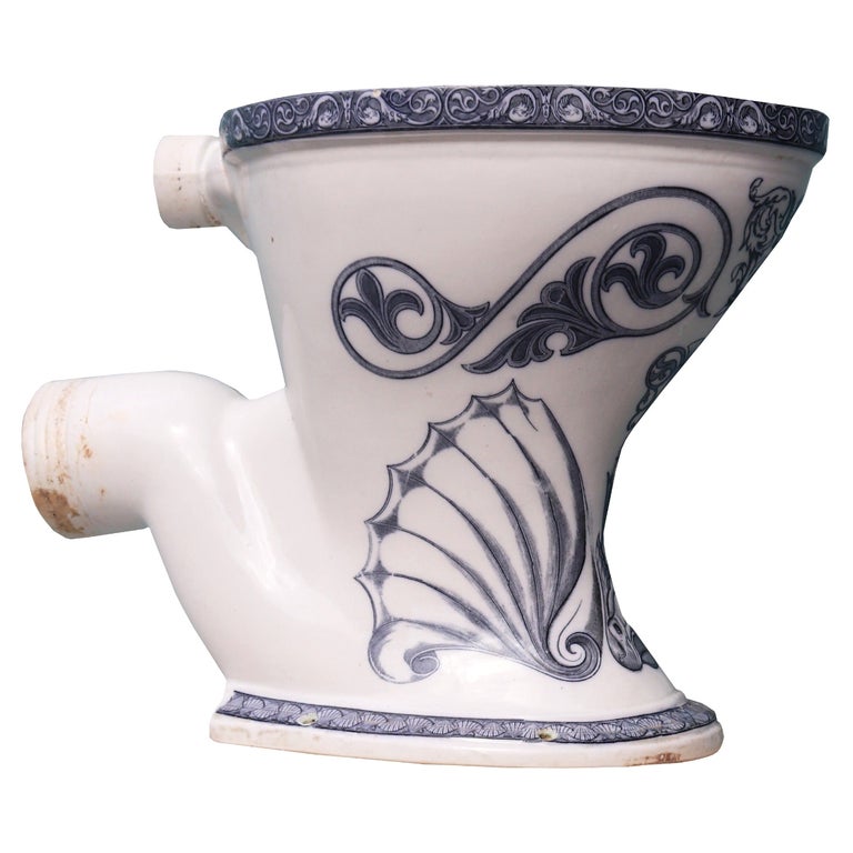 Antique Toilet or WC Pan ''The Cedric'' at 1stDibs