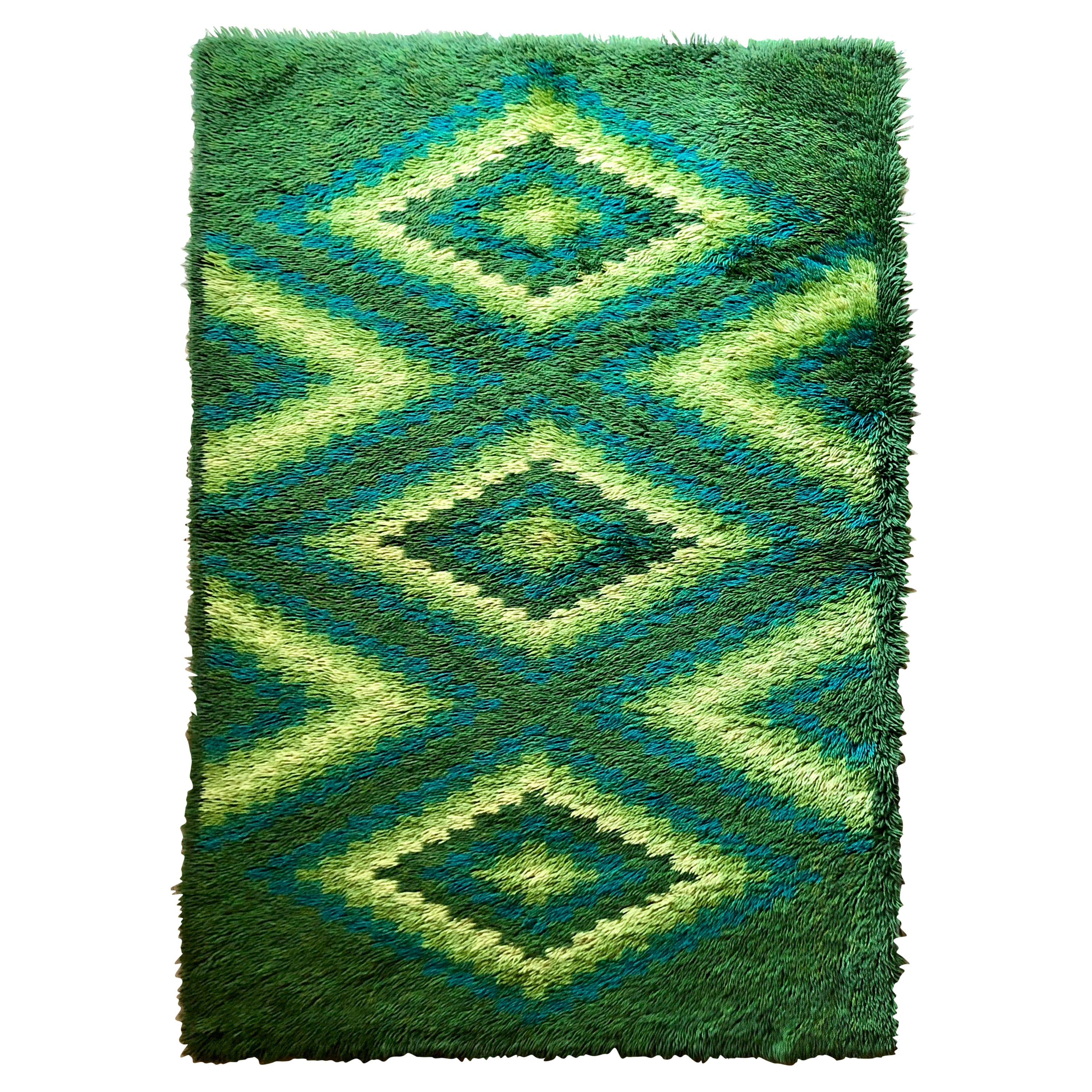 Mid-Century Celtic Hunting Rug by George Bain at 1stDibs