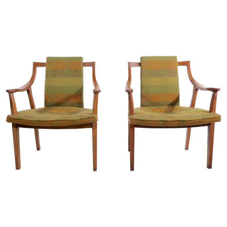 Pr. John Widdicomb Lounge Chairs For Sale at 1stDibs
