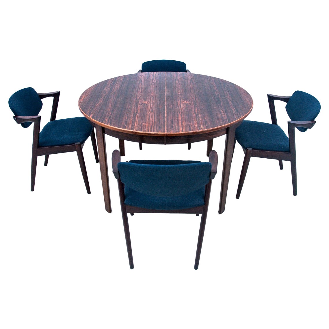 Danish Dining Room Set by Kai Kristiansen for Korup Stolefabrik Solid ...