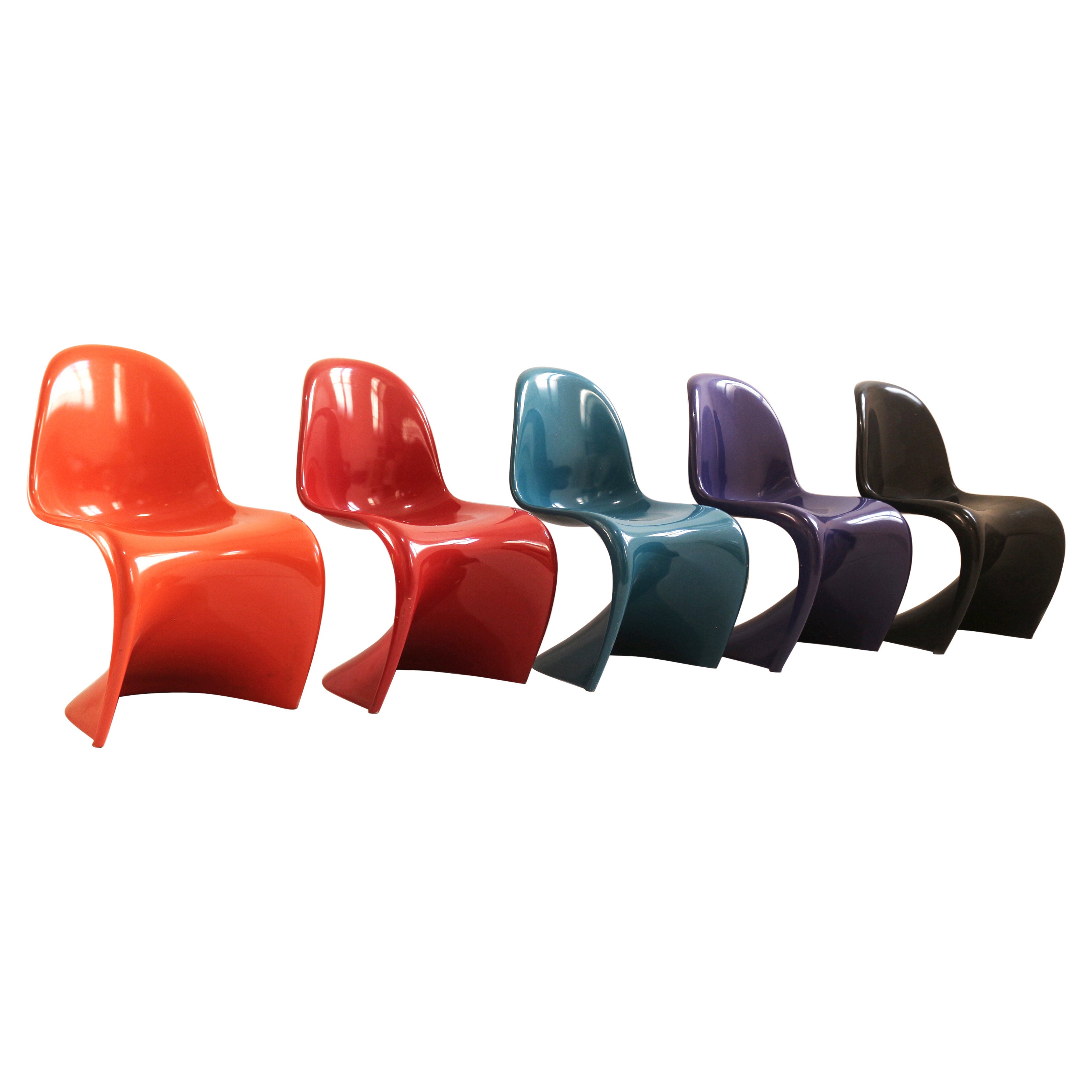 1970 Rare Set Verner Panton Chair For Sale at 1stDibs