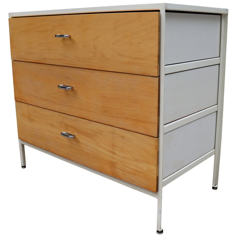 Mid-Century Modern George Nelson Steel Frame Dresser at 1stDibs | metal ...