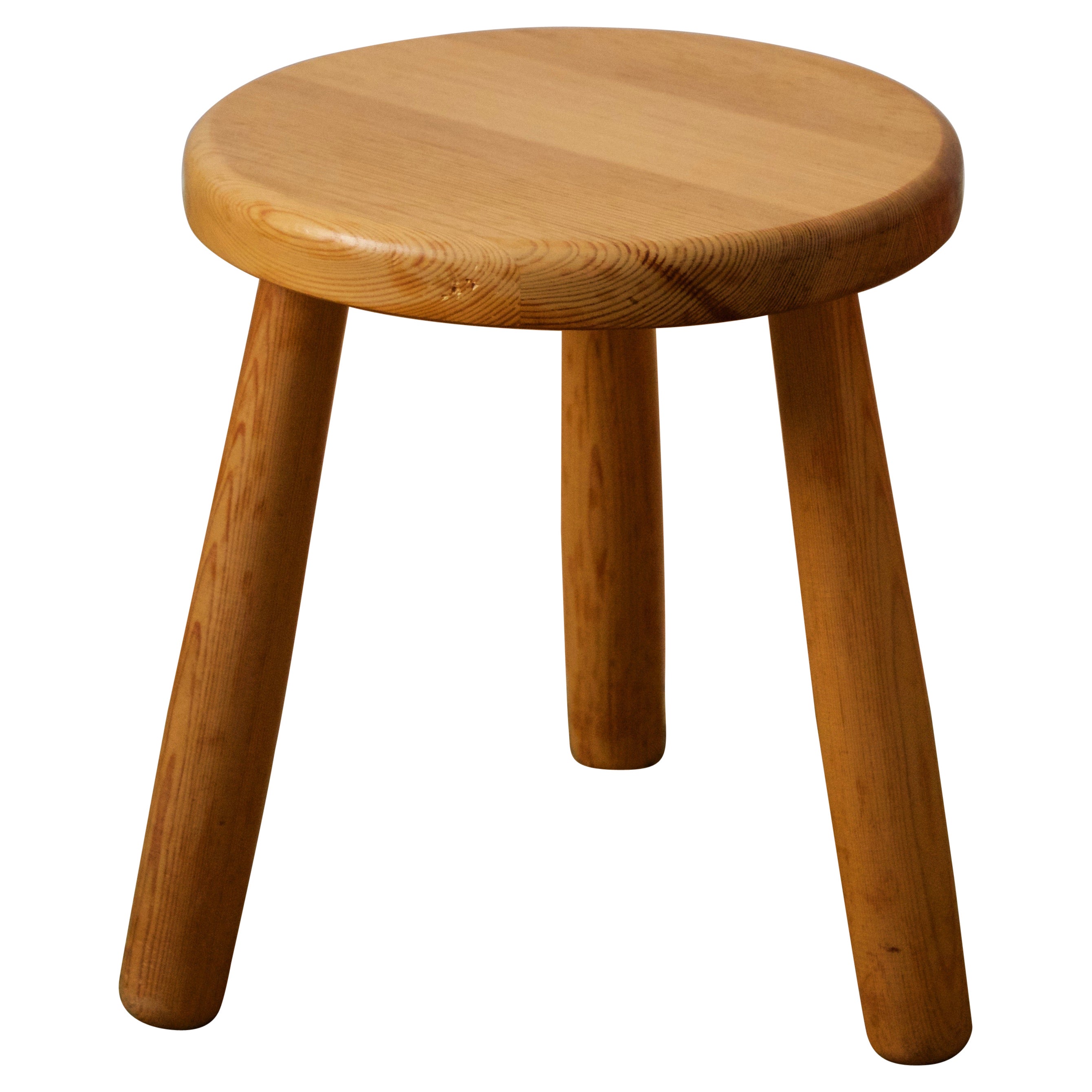Swedish, Demountable Small Stool, Solid Pine, Sweden, 1970s at 1stDibs