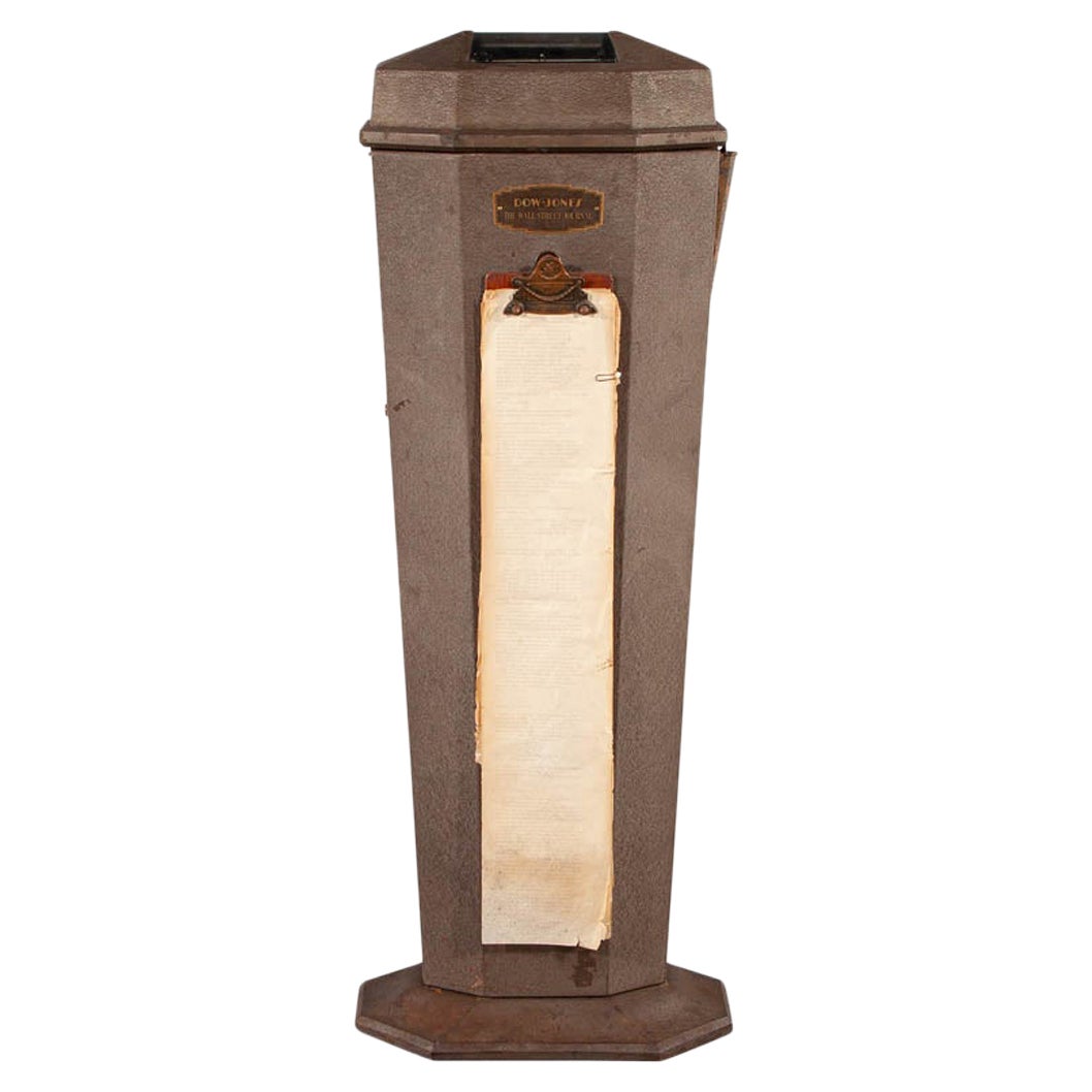 Original 1940's Vintage Dow Jones Ticker Machine at 1stDibs