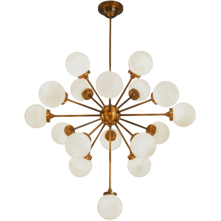 Large Brass Sputnik Chandelier For Sale at 1stDibs | large sputnik ...