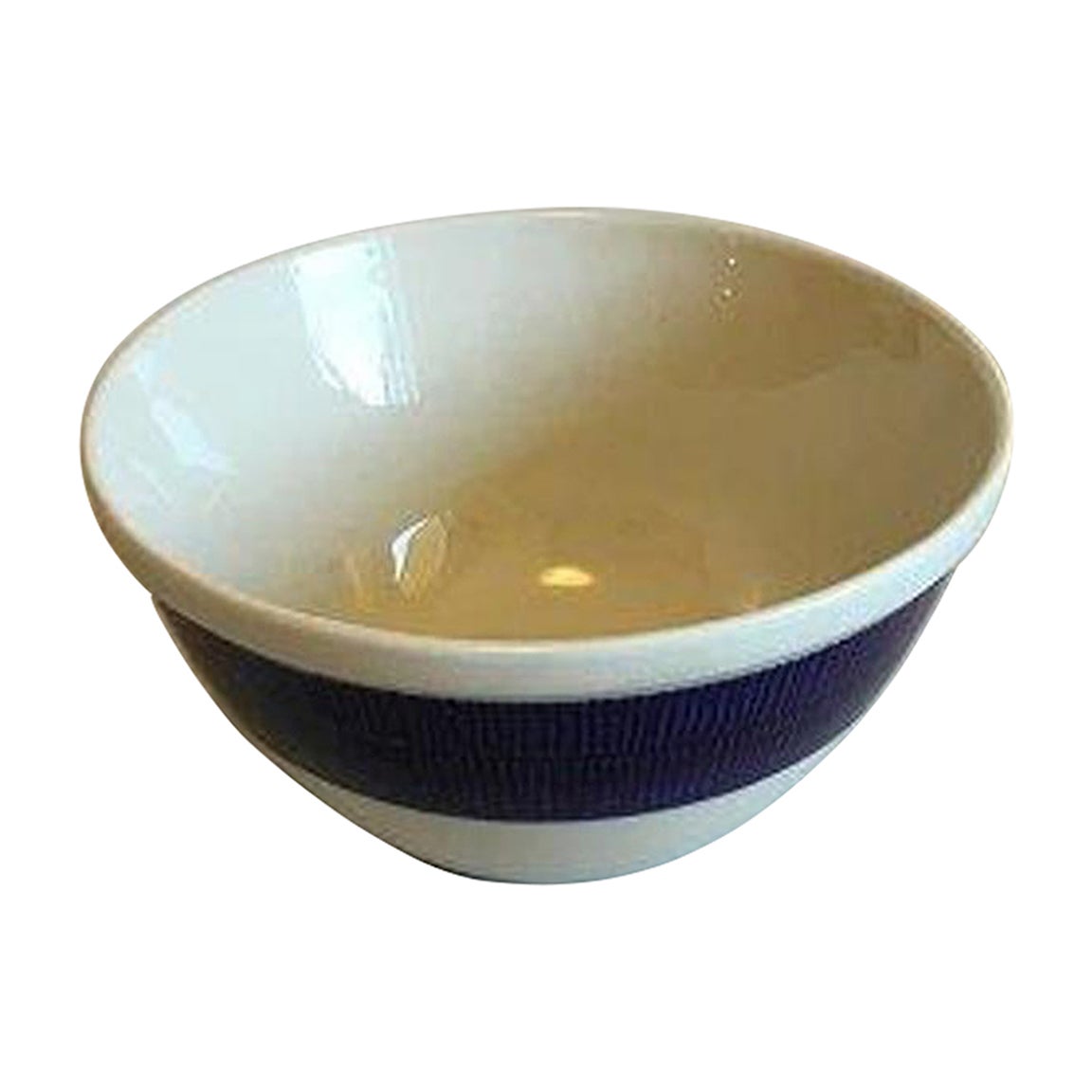 Blue Enamel Bowl at 1stDibs