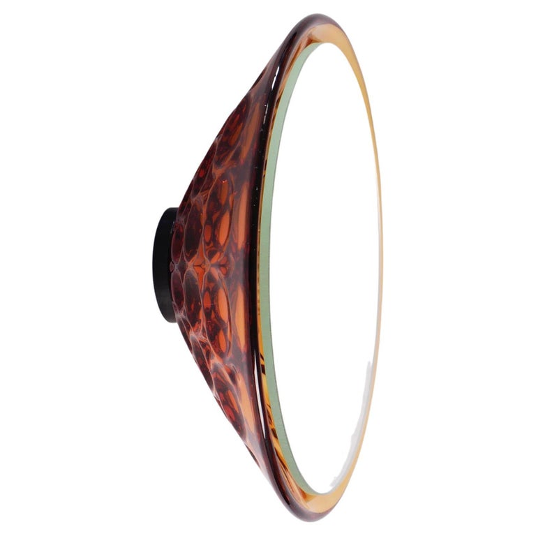 Saturn 155a Amber, Wall Mirror For Sale at 1stDibs