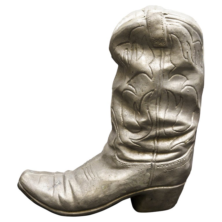 Metal Cowboy Boot at 1stDibs
