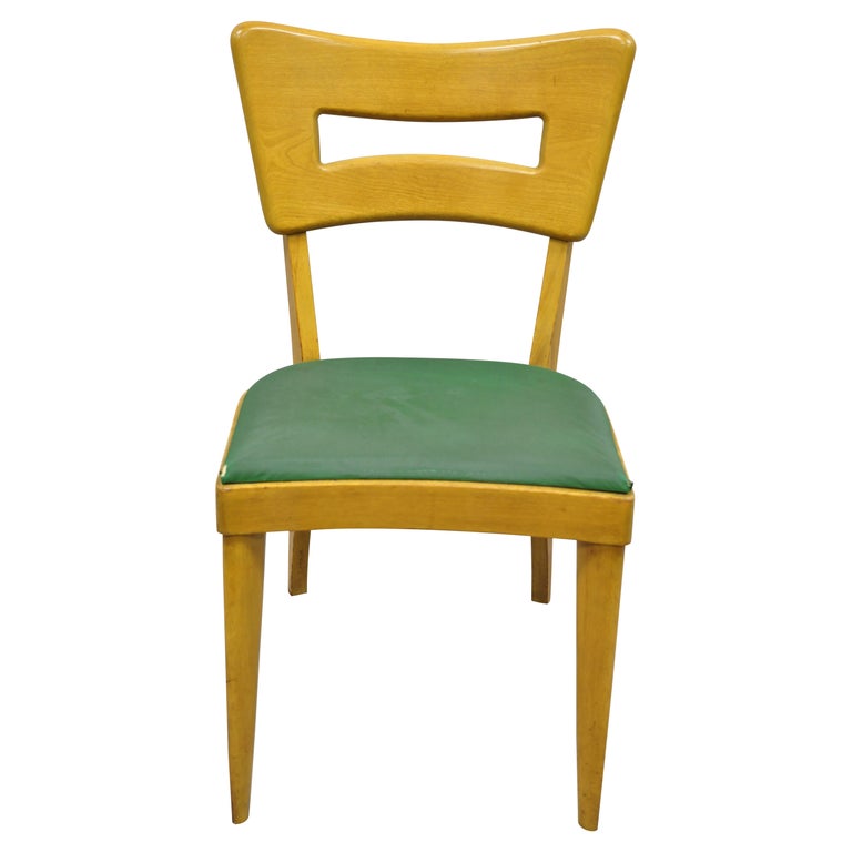 Vintage Heywood Wakefield Dog Bone Dog Biscuit Birch Maple Dining Side ...